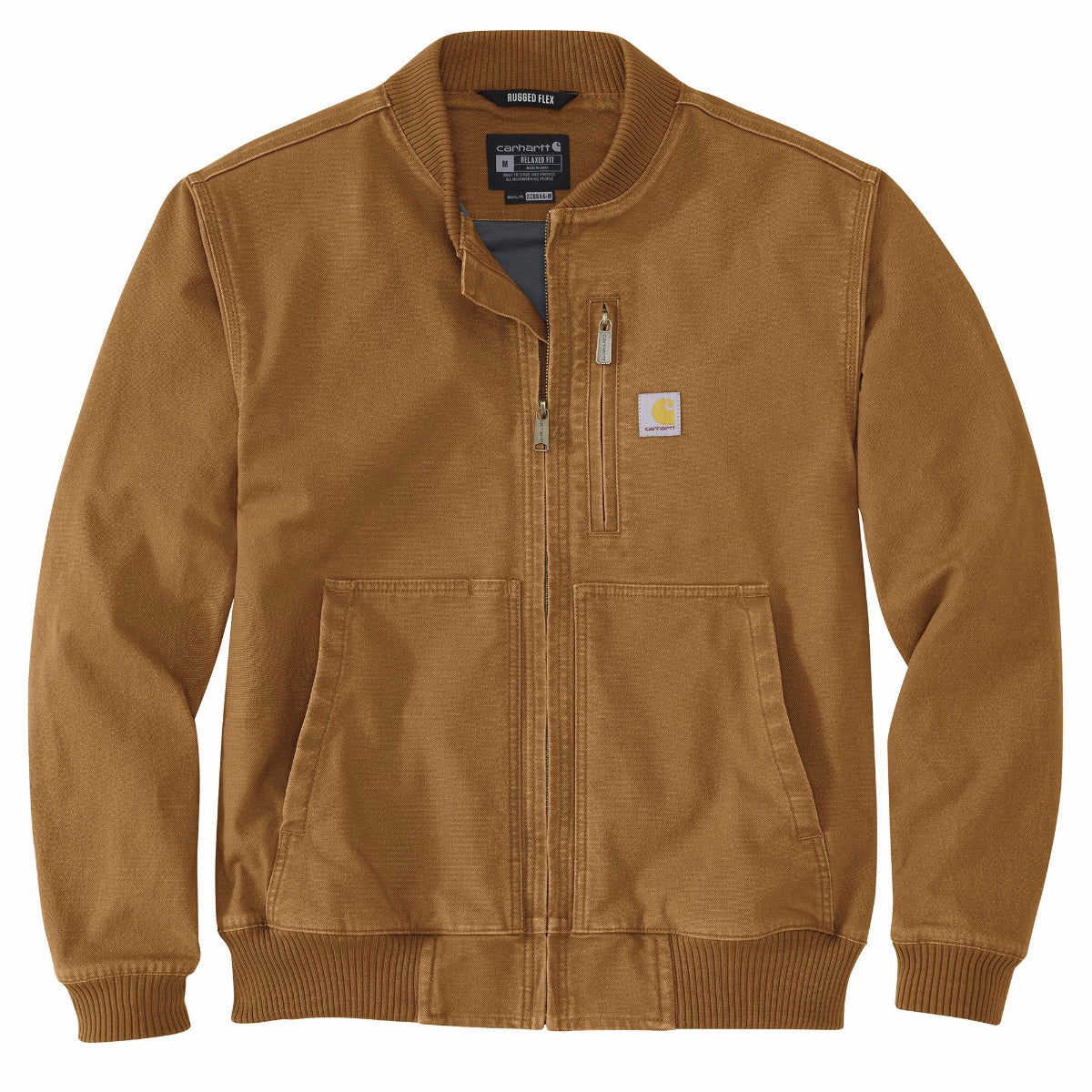 Carhartt 106781 Men's Rugged Flex Duck Relaxed Fit Bomber Jacket – Getz's Inc.
