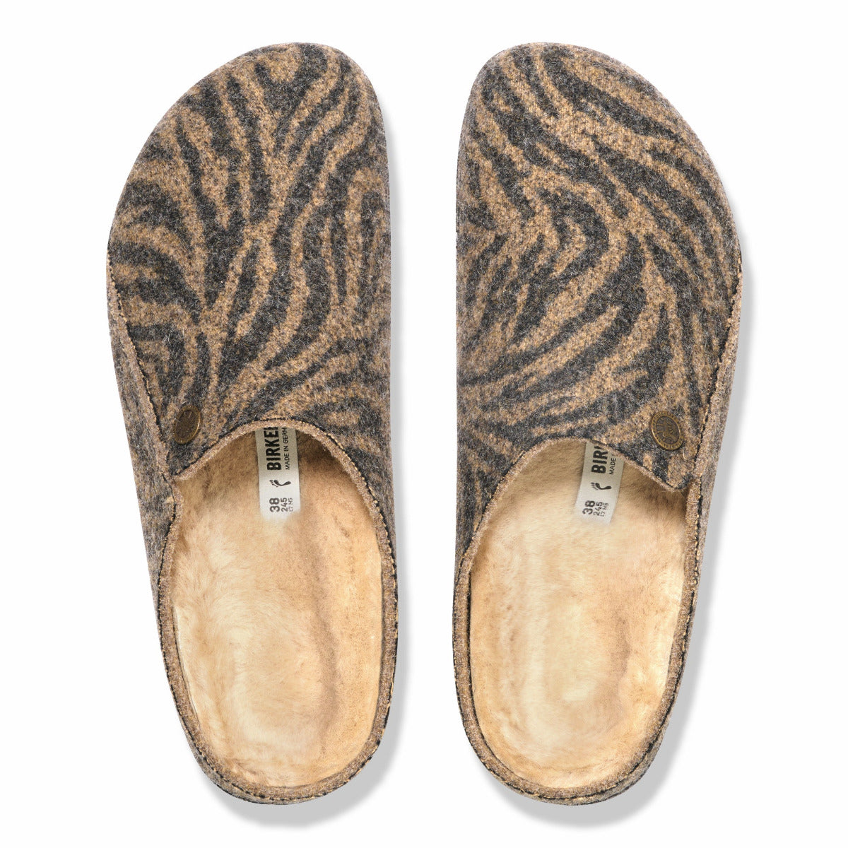 Birkenstock 1030215 Zermatt Shearling Toffee/Melange – Getz's Inc.