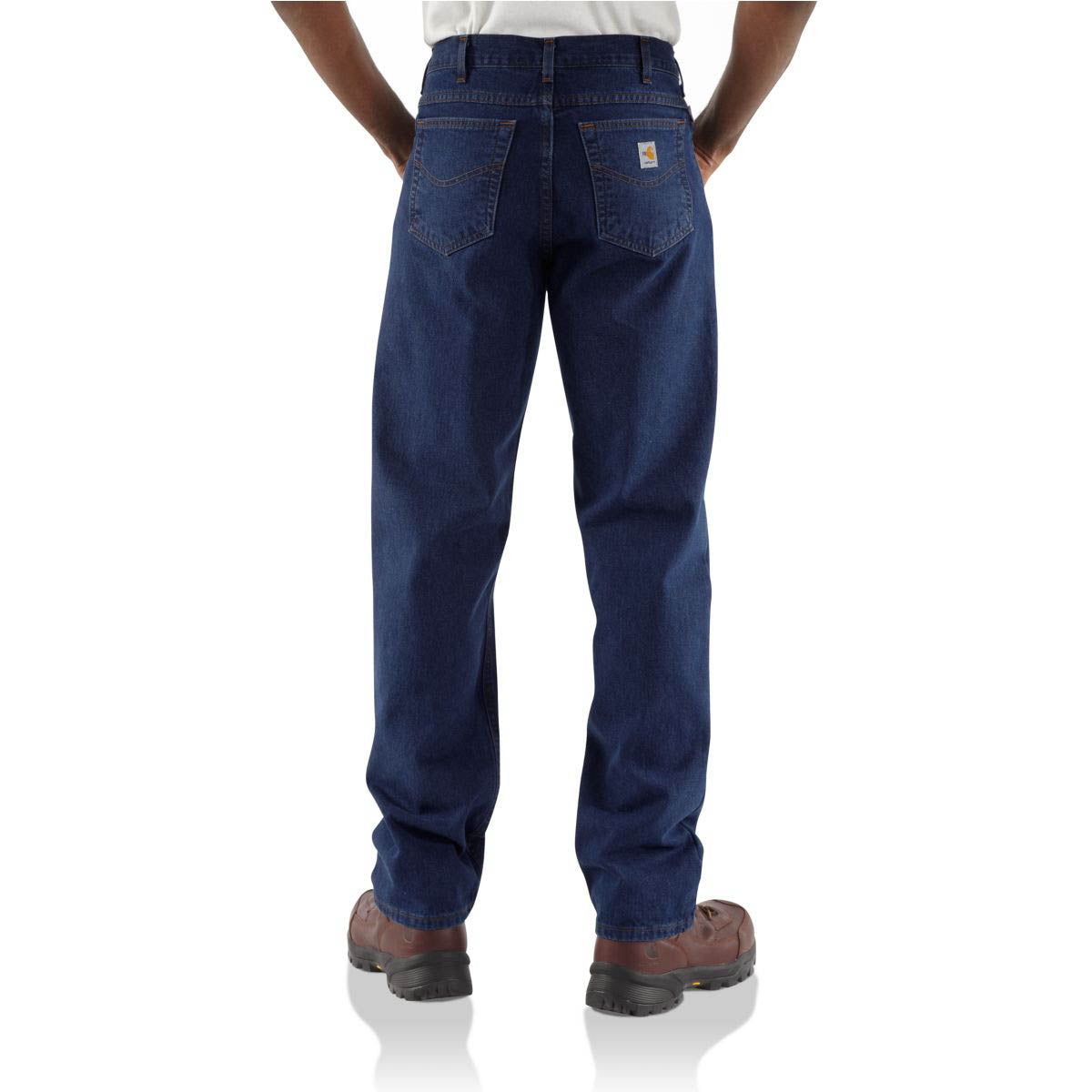 Carhartt-Men's Flame-Resistant Signature Denim Jean - Relaxed-Fit ...